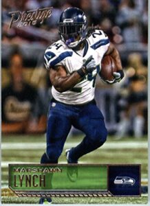 2016 panini prestige #172 marshawn lynch seattle seahawks football card-mint