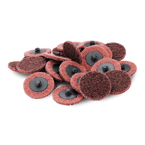 BHA Surface Conditioning Quick Change Discs, 2" Red (Medium) Prep Pad - 25 Pack