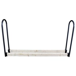 homcomfort hclra adjustable log rack with steel uprights