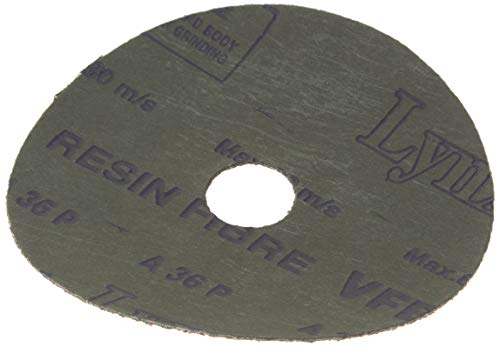 Sungold Abrasives 17202 36 Grit Aluminum Oxide Fibre Disc (25 Pack), 5 x 7/8" Center Hole