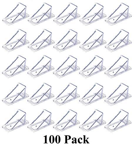 JSP Manufacturing V2-Mini Roof Guard Snow Guard Prevent Sliding Ice Snow Stop Buildup Plastic Multipack-Multicolor (100, Clear)