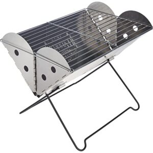 UCO Flatpack Portable Stainless Steel Grill and Fire Pit