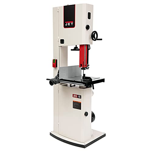 JET JWBS-15-3, 15-Inch Woodworking Bandsaw, 3HP, 230V 1PH (714650)