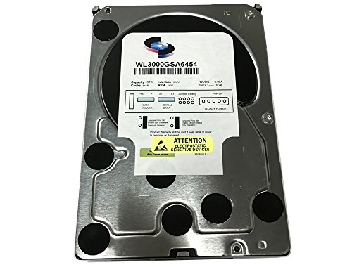 WL 3TB 64MB Cache 5400RPM SATA III (6.0Gb/s) (Low Power & Heavy Duty) 3.5" Internal Hard Drive (PC, NAS & CCTV DVR) - w/ 1 Year Warranty