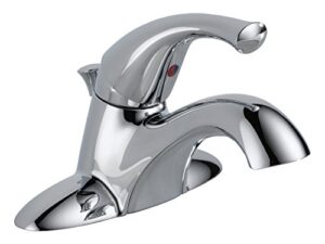 delta faucet 521-eco-dst-a single handle centerset bathroom faucet, chrome,