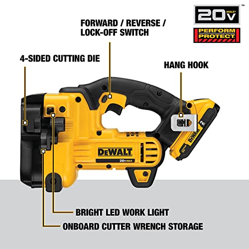 DEWALT 20V MAX* Threaded Rod Cutter, Cordless (DCS350D1)