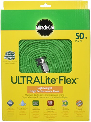 Swan CMGUF12050 Miracle GRO Green Flex Garden Hose, 1/2" x 50'