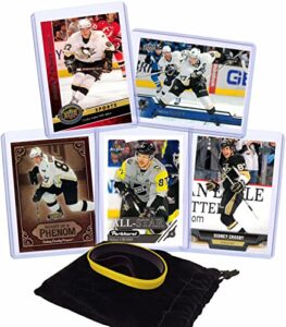 sidney crosby (5) assorted hockey cards bundle - pittsburgh penguins trading cards - # 87