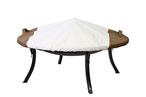 Amazon Basics Outdoor Round Patio Fire Pit Cover, Small, 44 inch