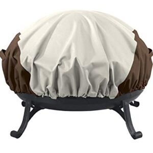 Amazon Basics Outdoor Round Patio Fire Pit Cover, Small, 44 inch