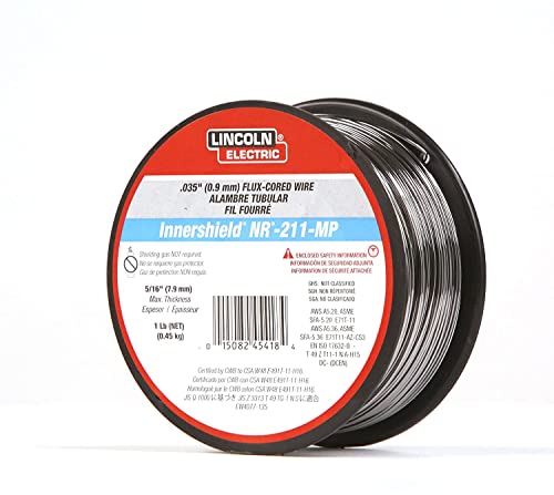 Lincoln Electric MIG Welding Wire, NR-211-MP, .035, Spool, Model: ED030584 (Pack of 3)