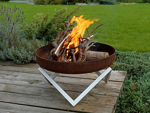 Curonian Memel Solid Steel Medium Fire Pit