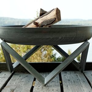 Curonian Memel Solid Steel Medium Fire Pit