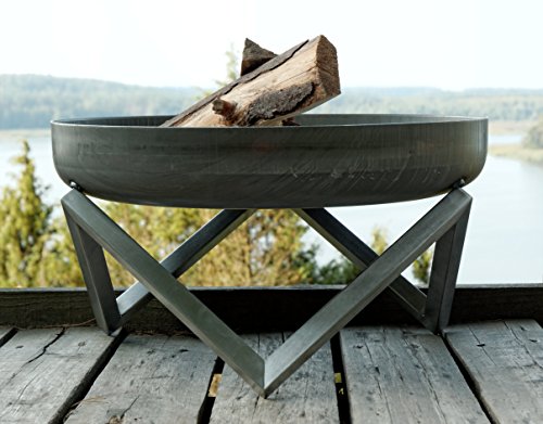 Curonian Memel Solid Steel Medium Fire Pit