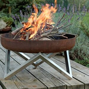 Curonian Memel Solid Steel Medium Fire Pit