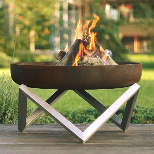 Curonian Memel Solid Steel Medium Fire Pit