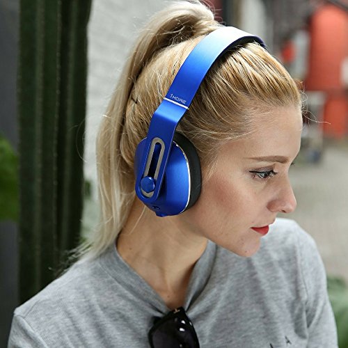 1MORE Wireless Over-Ear Headphones Bluetooth Comfortable Earphones with Bass Control, Durable Headband, Noise Cancellation Mic and in-Line Remote Controls Smartphones/PC/Tablet