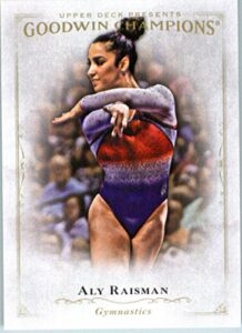 2016 upper deck goodwin champions #16 aly raisman gymnastics card