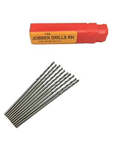 HSS Jobbers Twist Drill Size # 57 1.09mm, 0.043' Made in The U.K. (Dormer) Package of 10