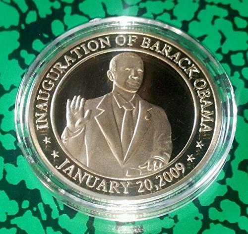 President Barack Obama Inaugural Colorized Challenge Art Coin