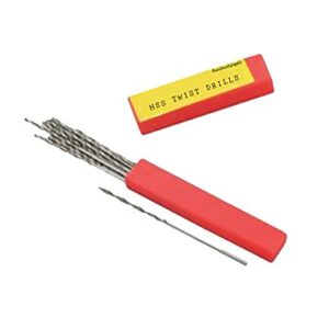 HSS Twist Drill Size # 60 1.02mm, 0.040' Made in The U.K. (Dormer) Package of 10