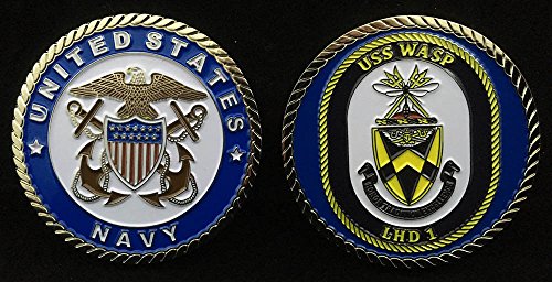 USS Wasp LHD 1 (Officer) Challenge Coin