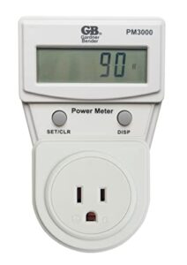 gardner bender pm3000 energy power meter monitor, grey