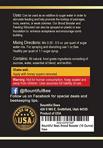 Bountiful Bee's Brood Booster and Feeding Stimulant (16 Ounce)