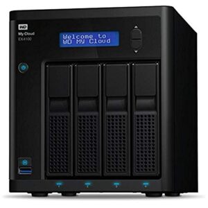 wd 32tb my cloud ex4100 expert series 4-bay network attached storage - nas - wdbwze0320kbk-nesn