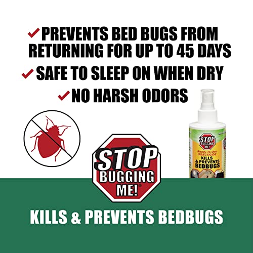 Stop Bugging Me All-Natural Non-Toxic Bed Bug Killer and Repellent, 3 oz. Non-Aerosol Fingertip Travel Spray