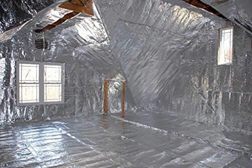 1000 sqft Diamond Radiant Barrier Solar Attic Foil Reflective Insulation 4x250 by AES