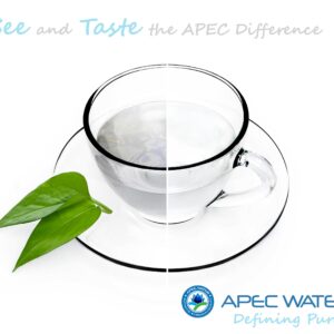 APEC Water Systems RO-PUMP-120V Top Tier Ultra Safe Reverse Osmosis Drinking Water Filtration System with US Made Booster Pump