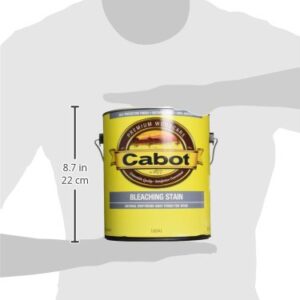 Cabot Bleaching Wood Stain, Driftwood Gray, 1 Gallon