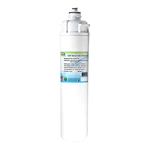 Swift Green Filters Replacement water filter for cartridge BH2, Everpure EV9612-50 EP35R, SGF-96-22 VOC-Chlora-L-S-B