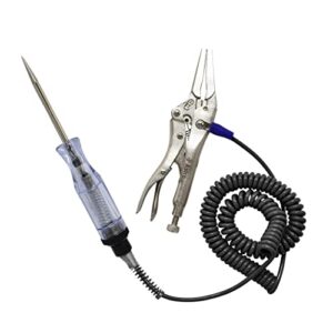 astro tools 7762 circuit tester light w/locking pliers ground that won't rip off