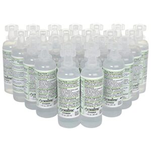 north eye & face protection - 32-000451-0000 -32-000451 honeywell personal 1 oz. (30 ml) sterile saline eye wash bottles, trilingual (24-pack)