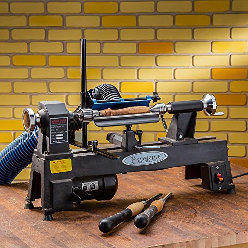 Dust Right Lathe Dust Collection System – Shop Dust Collection System Reduce the Amount of Dust in Air, Floor - Lathe Dust Collection Includes 9” Dust Scoop, Port Boom Arm, Hose Clamp, & More