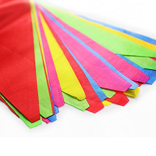 250pcs Multicolor Pennant Flags,LOOBJOYGAME 263Ft Nylon Fabric Decorations Grand Opening Banner Rope