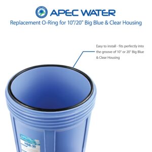 APEC Water Systems Replacement O-Ring For 10" or 20" Big Blue and Clear Water Filter Housing (O-RING-HB)