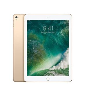 apple ipad pro 32gb 9.7in wi-fi + cellular unlocked gsm 4g lte tablet pc - gold (renewed)