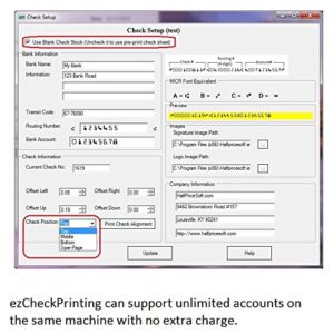 ezCheckPrinting for QuickBooks/Quicken, Version 9