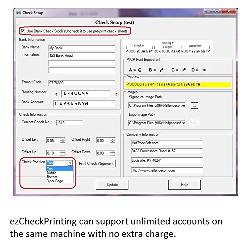 ezCheckPrinting for QuickBooks/Quicken, Version 9