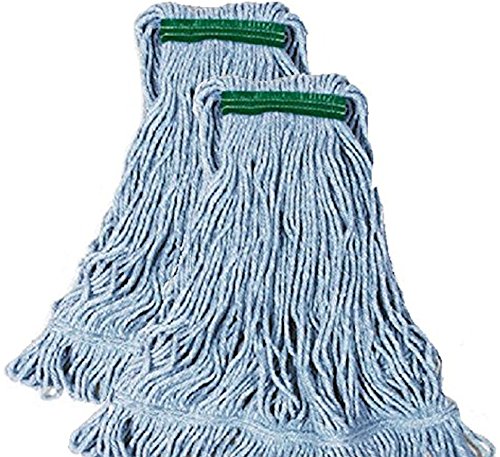 Rubbermaid Commercial Super Stitch Blend Large Mop Heads, 2-Pack