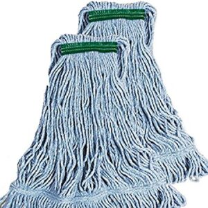 Rubbermaid Commercial Super Stitch Blend Large Mop Heads, 2-Pack