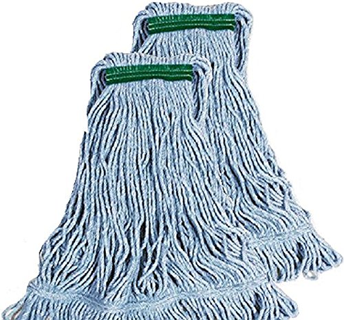 Rubbermaid Commercial Super Stitch Blend Large Mop Heads, 2-Pack