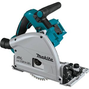 makita xps02zu 18v x2 lxt lithium-ion (36v) brushless cordless 6-1/2" plunge circular saw, with aws, tool only