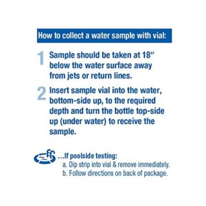 HTH 1174 Multi-Purpose 6-Way Test Strips for Swimming Pools, 30 ct