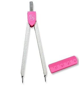 emi basix hot pink ekg ecg medical calipers ekg-101-hp