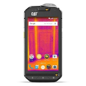 cat phones s60 rugged waterproof smartphone with integrated flir camera, black (cs60subusaun)