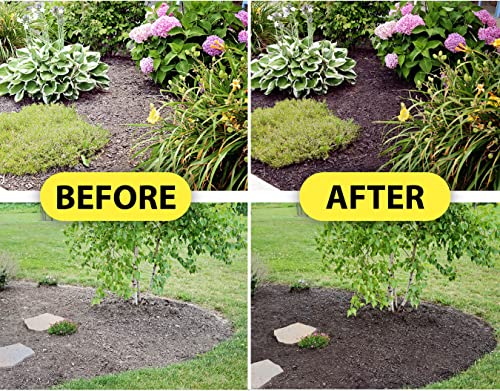 MulchWorx Black Mulch Color Concentrate- Quart - Treats 2,800 Sq. Ft. - Pure Midnight Black Mulch Dye Spray